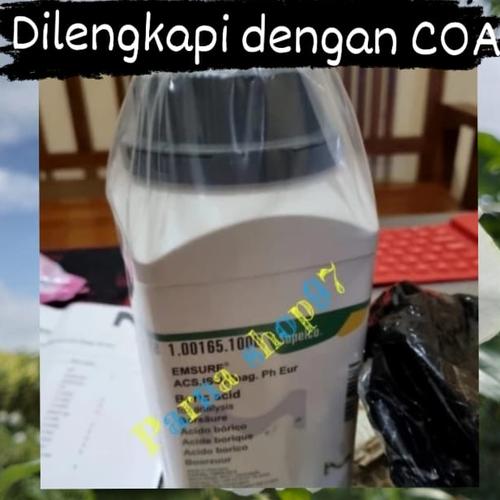 Jual Boric H3BO3 MERCK 1.00165.1000 / 1BOTOL 1kg dilengkapi COA - Kota ... Jual Boric H3BO3 MERCK 1.00165.1000 / 1BOTOL 1kg dilengkapi COA - Kota ...