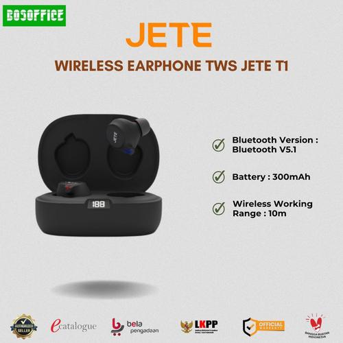 Jual KEKINIAN WIRELESS EARPHONE TWS JETE TYPE T1 ORIGINAL - Jakarta ...