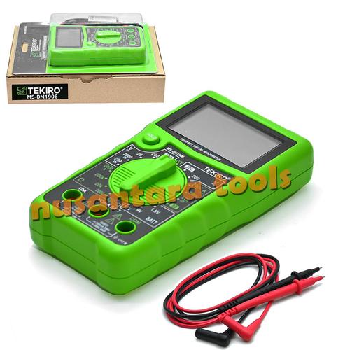 Jual Avometer Digital Tekiro Multitester Original Multitester MS-DM1906 ...