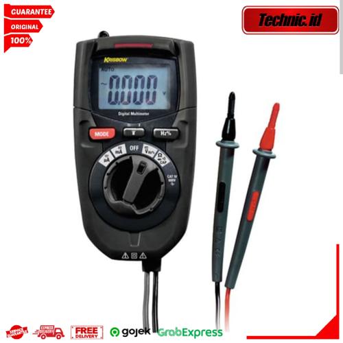 Jual Krisbow Multimeter Digital Dengan Ncv 600v Untuk Mengukur Tegangan ...