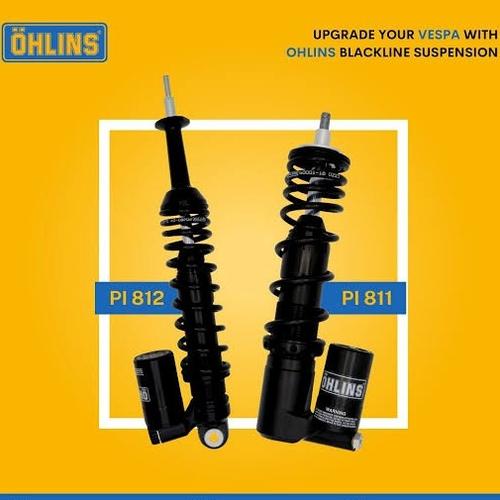 Jual Shock Ohlins Vespa Sprint Primavera 125/150 Pi811 Pi812 Black ...