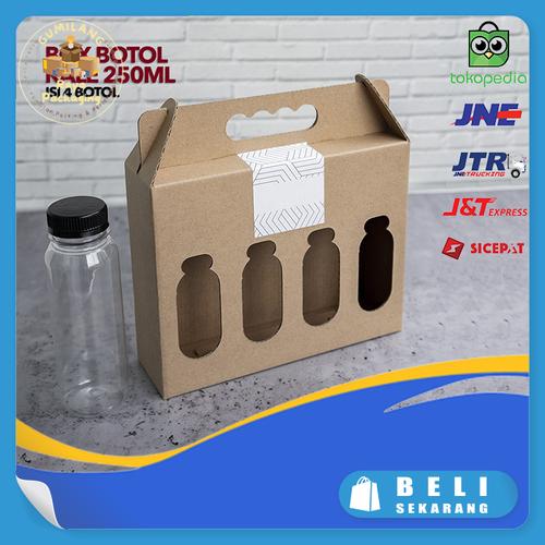 Jual Box Hampers Kemasan 250ml Kardus Packaging Botol Kale Isi 4 Dus ...