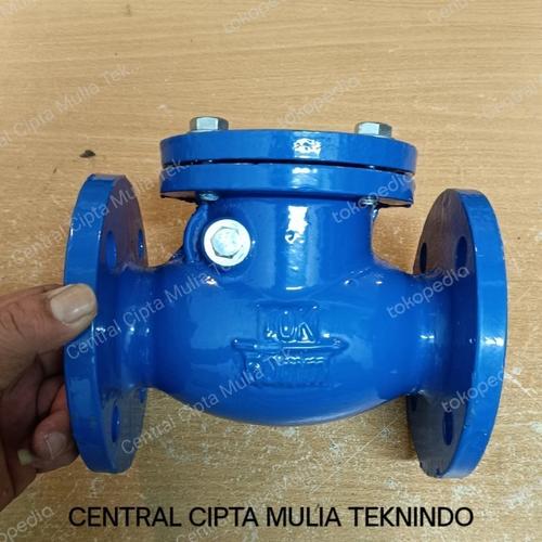 Jual Swing Check Valve 4" inch Cast Iron Flange Jis 10k DN100 - Jakarta ...