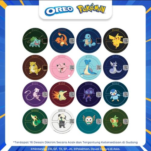 Jual Kartu Oreo Pokemon Official 1 pcs Circular Card - Bulbasaur ...