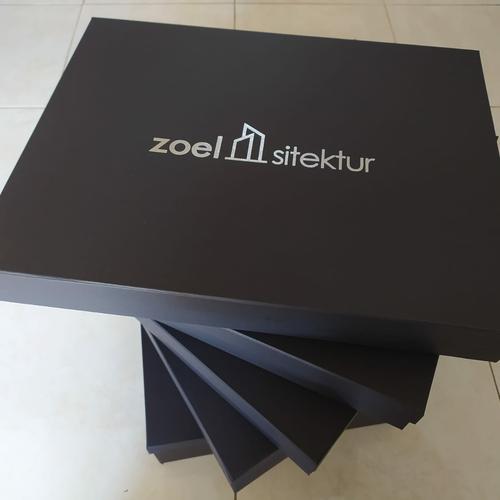 Jual Hardbox arsitek / box custom untuk kertas A3 (box polos hitam atau ...