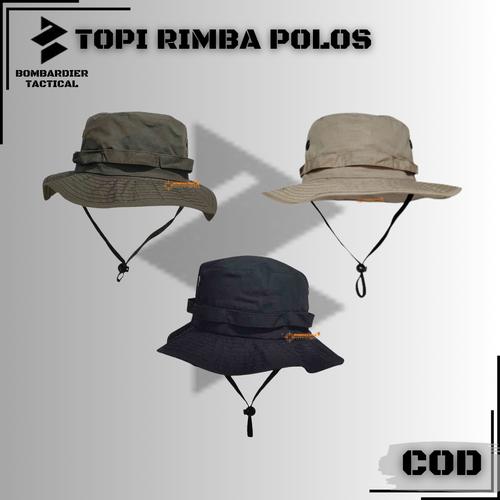 Jual PROMO!!! Topi Rimba Topi Gunung camping adventure Rimba Hat polos ...