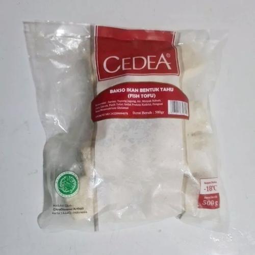 Jual Cedea Tahu Bakso Ikan 500g Fish Tofu Bakso Ikan Bentuk Tahu - Kota ...