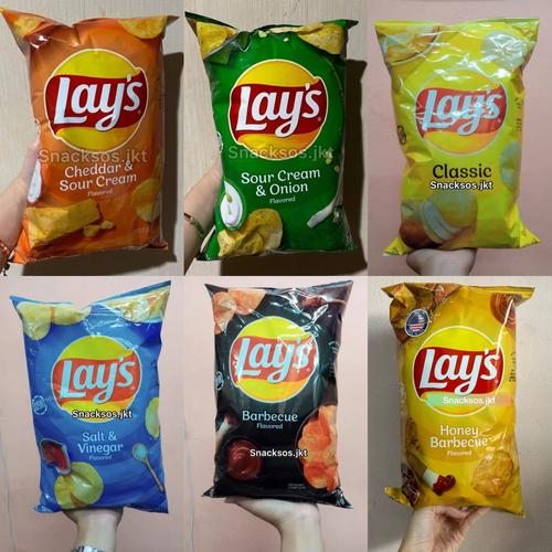 Promo LAY’S POTATO CHIPS CLASSIC / BARBECUE / SALT AND VINEGAR- USA ...