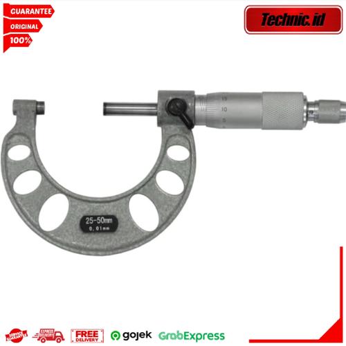 Jual Krisbow Mikrometer Luar 25-50mm/0,01mm Mampu Melakukan Pengukuran ...