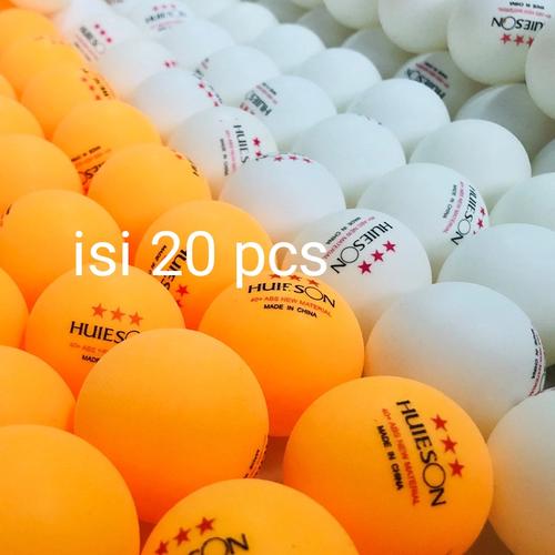 Jual Bola pingpong tenis meja HUIESON 40+ NEW MATERIAL 3 STARS - Putih - Kota Bandung - JW ...
