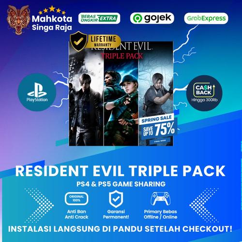 Promo Resident Evil Triple Pack - PS4 - PS5 - Digital Game Sharing ...