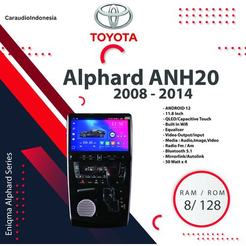 Jual HEAD UNIT ANDROID OEM LOOK STYLE FOR TOYOTA ALPHARD ANH 20 11.8 ...