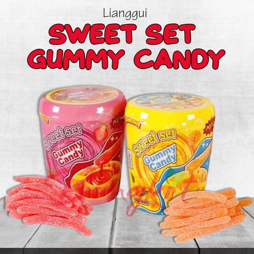 Jual Permen Lianggui Sticky Sweet Set Gummy dengan Saus Selai ...