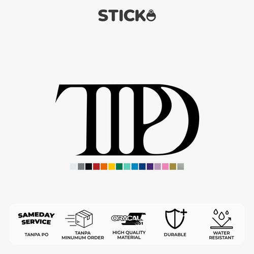 Jual TTPD Sticker The Tortured Poets Department Taylor Swift Stiker ...