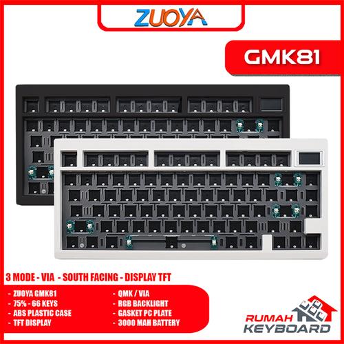 Promo Mechanical Keyboard - ZUOYA GMK81 - 75% - South - RGB TFT Display ...