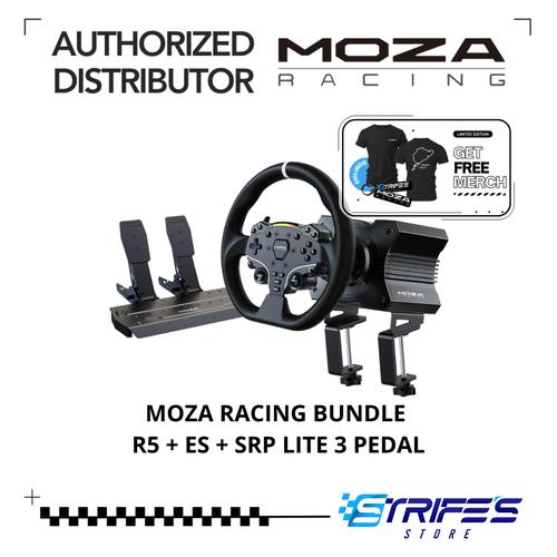 Promo Moza Racing Set (R5+ES+SRP Lite 3 Pedals) DD Direct Drive Bundle ...