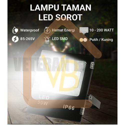 Jual LAMPU LED SOROT LAMPU TEMBAK FLOOD LIGHT LAMPU TAMAN PUTIH ...