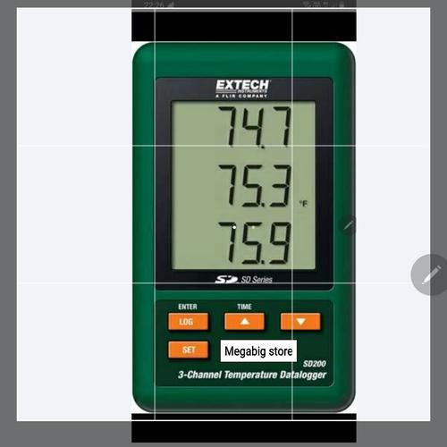 Jual Temperature Data Logger Alat ukur suhu Extech SD200 - Jakarta ...