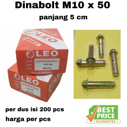 Jual Dynabolt Dinabolt M10 x 50 Harga Spesial Per Dus - Jakarta Pusat - bumisariprismatama ...