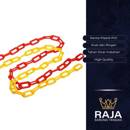 Jual Rantai Plastik Per Meter Untuk Cone Parkir / Traffic Cone Plastic ...