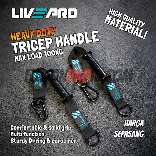 Jual Strap Handle Tricep Rope Tali Latihan Triceps Fitnes Fitness ...