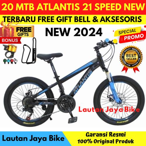 Jual Sepeda Gunung 20 MTB Atlantis Terbaru 2024 - Hitam Kuning - Kab ...