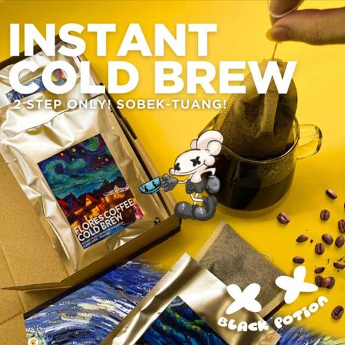 Jual Instant Cold Brew Coffee By Black Potion Roaster Kopi Instant Filter - Kota Bandung - Black ...