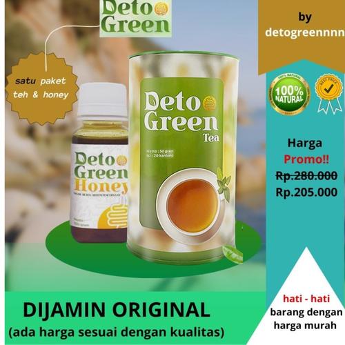 Jual deto green tea paket DetoGreen Honey Madu Detox Herbal - Jakarta ...