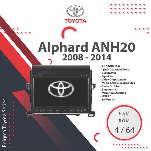 Jual HEAD UNIT ANDROID OEM DVD LOOK FOR TOYOTA ALPHARD ANH 20 TAHUN ...