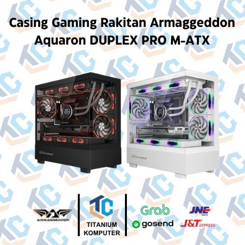 Jual Casing PC Gaming Armageddon Aquaron M-Atx Mini ITX Micro ATX + 3 ...