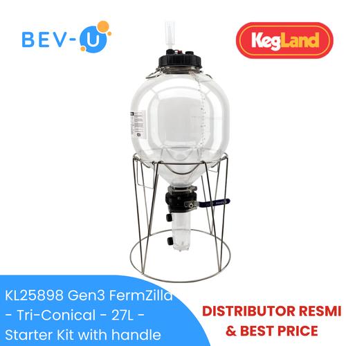 Jual Kegland Alat Tabung Fermentasi Gen3 FermZilla Tri-Conical 27L ...