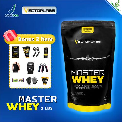 Promo Vectorlaps Master Whey 3Lbs Pure Whey Protein Isolate - Choco ...