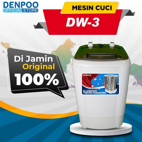 Promo MESIN CUCI PORTABLE MINI DENPOO DW-3 KAPASITAS 4,5kg Cicil 0% 3x - Jakarta Utara ...