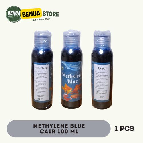 Jual Methylene Blue Obat Ikan Cair 100 ml / Methylene Blue Obat ...