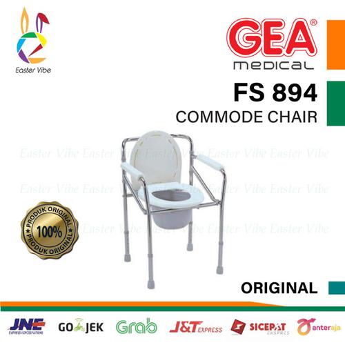 Jual GEA FS 894 COMMODE CHAIR KURSI BAB LIPAT - KURSI BAB BAK PASIEN ...