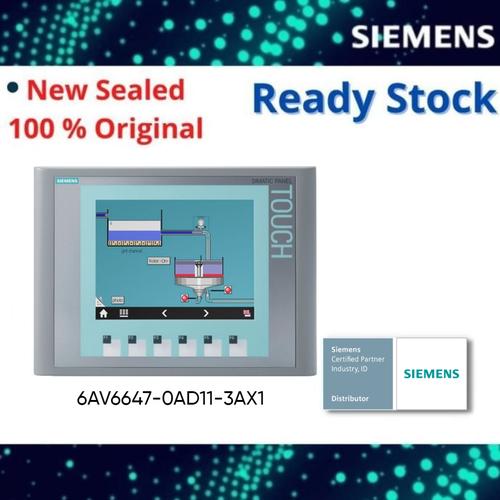Jual SIEMENS 6AV6647-0AD11-3AX1 SIMATIC HMI KTP600 Basic Color PN - Kab ...