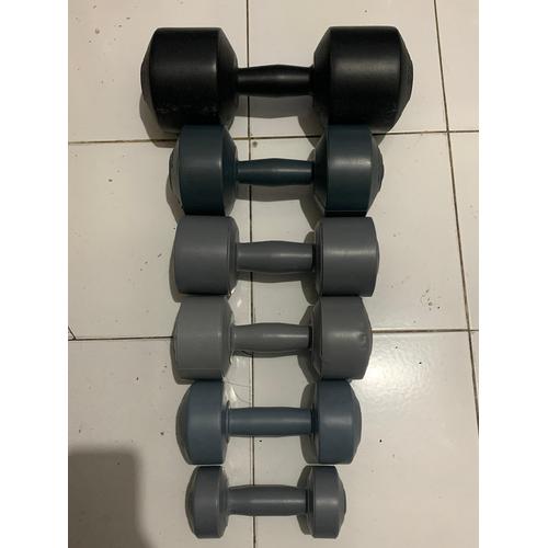 Jual Barbel Dumbel Plastik 1kg 2kg 3kg 4kg 5kg 7kg 10kg Olahraga Sehat Dirumah Senam Gym Berat ...