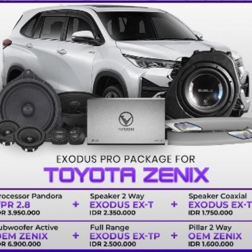 Jual paket venom mobil toyota zenix 3.way plug n play oem look jakarta tmr.terima instalasi dan ...