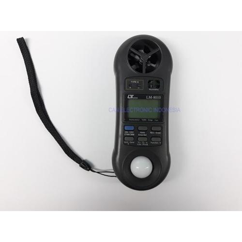 Jual ST Lutron LM-8010 Anemometer CMM,CFM+ Humidity+Lux Meter+ ...