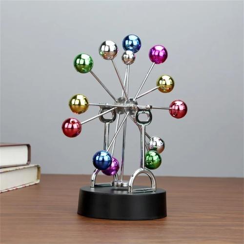 Jual Pajangan Dekorasi Meja Pendulum Newton Model Kincir Roda Putar ...