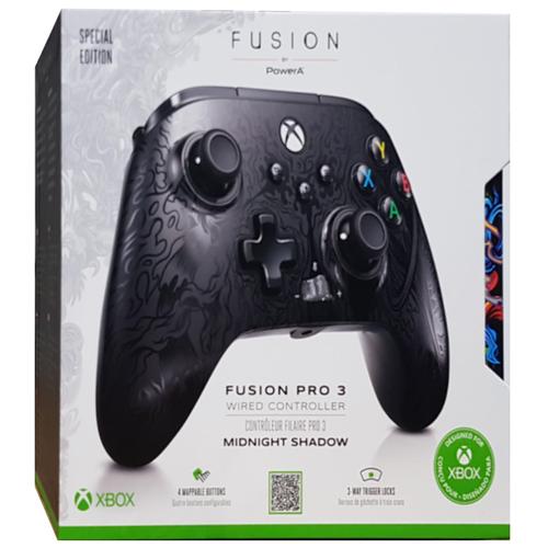 Promo PowerA Xbox/PC Wired FUSION PRO 3 MIDNIGHT SHADOW Controller ...
