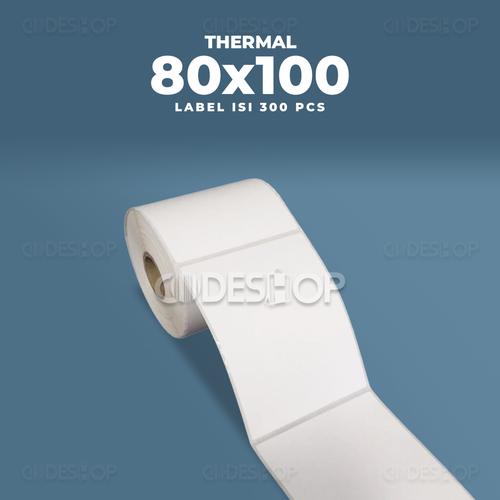 Jual Label Thermal 80x100 mm Sticker Printer Barcode Zebra TSC ...
