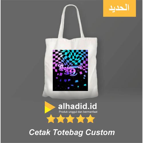 Jual Totebag Custom Sablon Design dan Warna Design suka suka - Kota ...