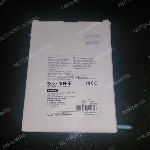 Jual SIEMENS SIMOCODE PRO 3UF7510-1AA00-0 MODULE,GROUND FAULT NEW ...