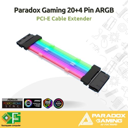 Jual Paradox Gaming Cable Extender 20+4 PIN ARGB Extend Kabel PSU ...