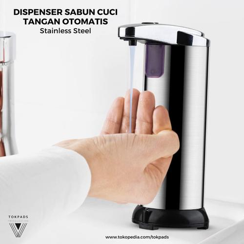 Promo Dispenser Tempat Sabun Mandi Cair Cuci Tangan Sensor Otomatis ...