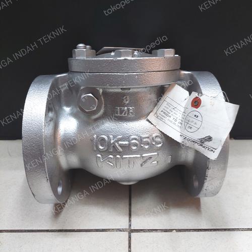 Jual Swing Check Valve Kitz 5" inch jis 10K / Klep Tabok Cast Iron Kitz ...
