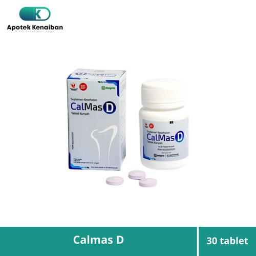 Jual CALMAS D 30 TABLET / VITAMIN D 400 IU + CALCIUM 400 MG - Kota ...