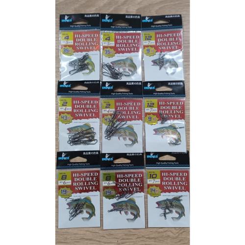 Jual Kail Patis Double Rolling Mata Tajam Kuat Peralatan Pancing Sungai ...