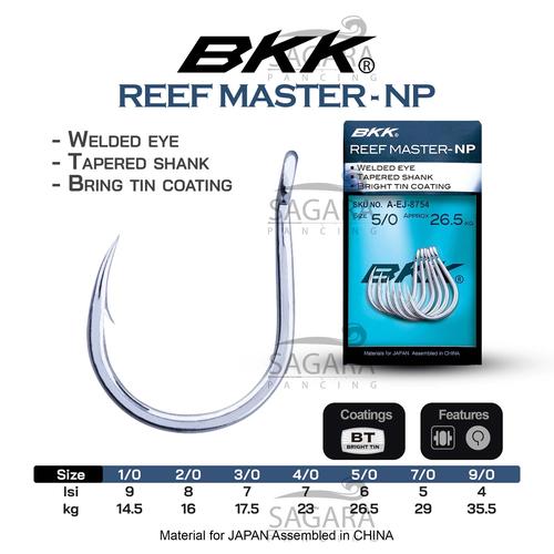 Jual Kail Pancing Hook BKK Reef Master Hook Jigging - # 4/0 - Kab ...